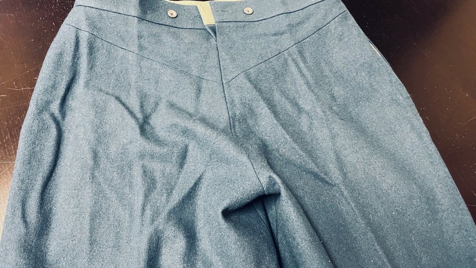 Civil War re-enacting, Union Sky-Blue Wool issue Trousers 34" W - NEW ...