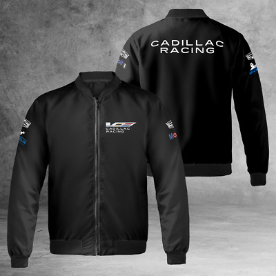 Cadillac Motorsport Racing All-over Print UNISEX Black Windproof Bomber ...