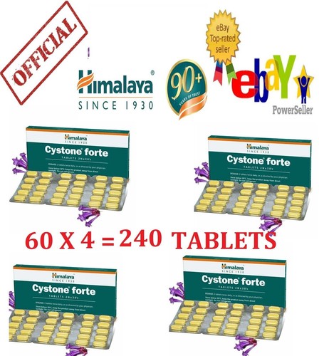 CYSTONE FORTE BY HIMALAYA RELIEF FROM KIDNEY STONES 4 BOX 240 TABS FREE ...