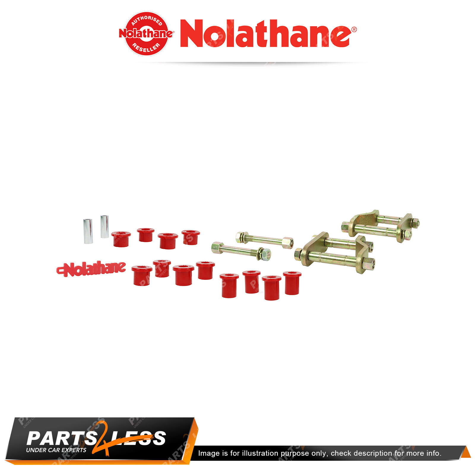 Nolathane Durable Polyurethane Rear Spring Greasable Shackle Bushing ...