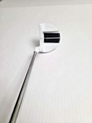 NITRO BLASTER MENS RH 34" MALLET GOLF PUTTER WHITE STEEL SHAFT ...