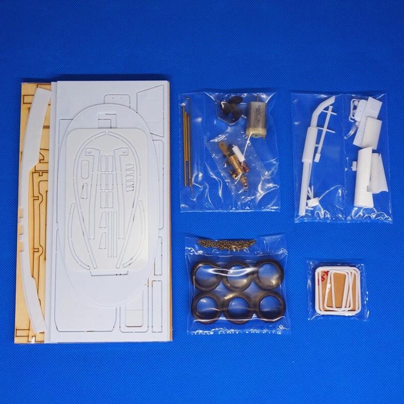 DIY 1:18 220mm Q1 Mini Tugboat Rescue simulation RC ABS RC model kit | eBay