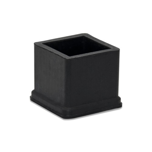Heavy Duty Non-Slip Rubber Leg Tips Floor Protectors Square Chair Leg ...