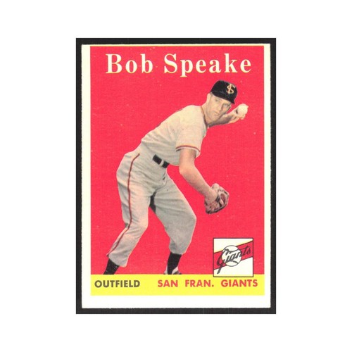 1958 Topps Bob Speake Giants #437 | eBay