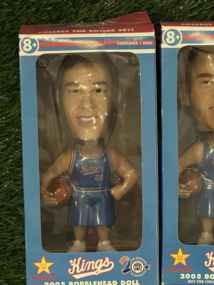 Sacramento Kings NBA Carl’s Jr Bobbleheads Ostertag Miller Barnes Lot ...