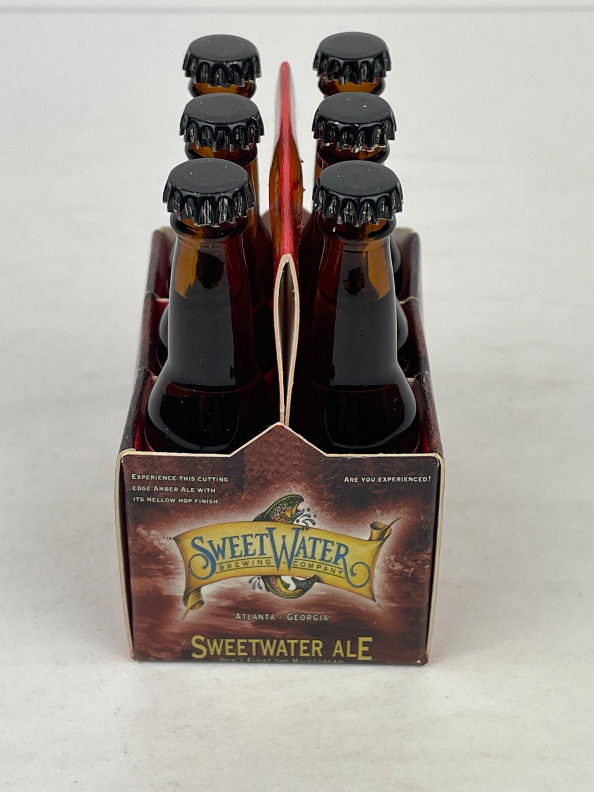 Miniature SweetWater Brewing Co 6 Pack Glass Beer Bottles Carton ...