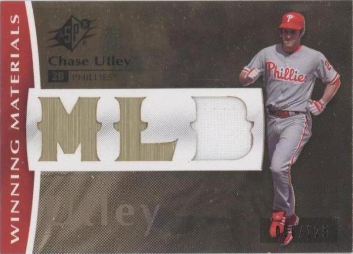 2008 SPx - Winning Materials Chase Utley #WM-CU Mlb /125 (MEM) for sale ...