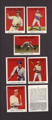 PITTSBURGH REBELS Federal League 1915 Cracker Jack REPRINT Team Set ALL ...