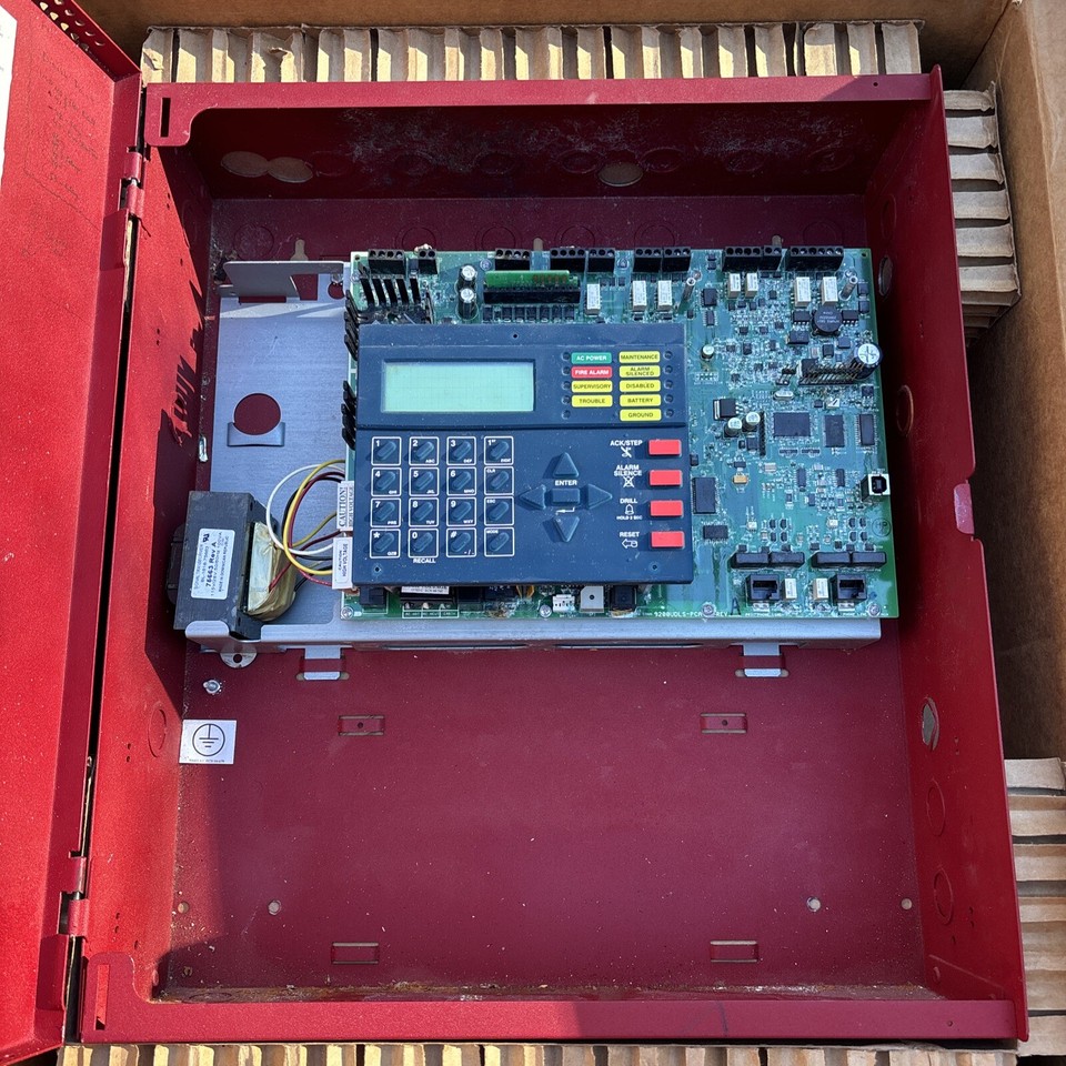 Fire-Lite MS-9200UDLS Fire Alarm Control Panel UNTESTED NO KEY ...