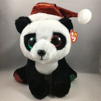 Ty Beanie Boos 9" Medium PANDY CLAUS the Christmas Panda Claire's ...
