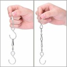 10pcs Swivel S Hooks Clips Hanging Wind Spinners Chimes Crystal Twister ...