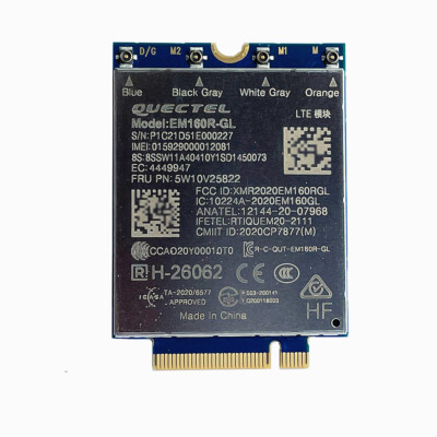 New 4G Module network card ThinkPad T14 P14s T15 P15s P15 P17 /Gen 2 ...