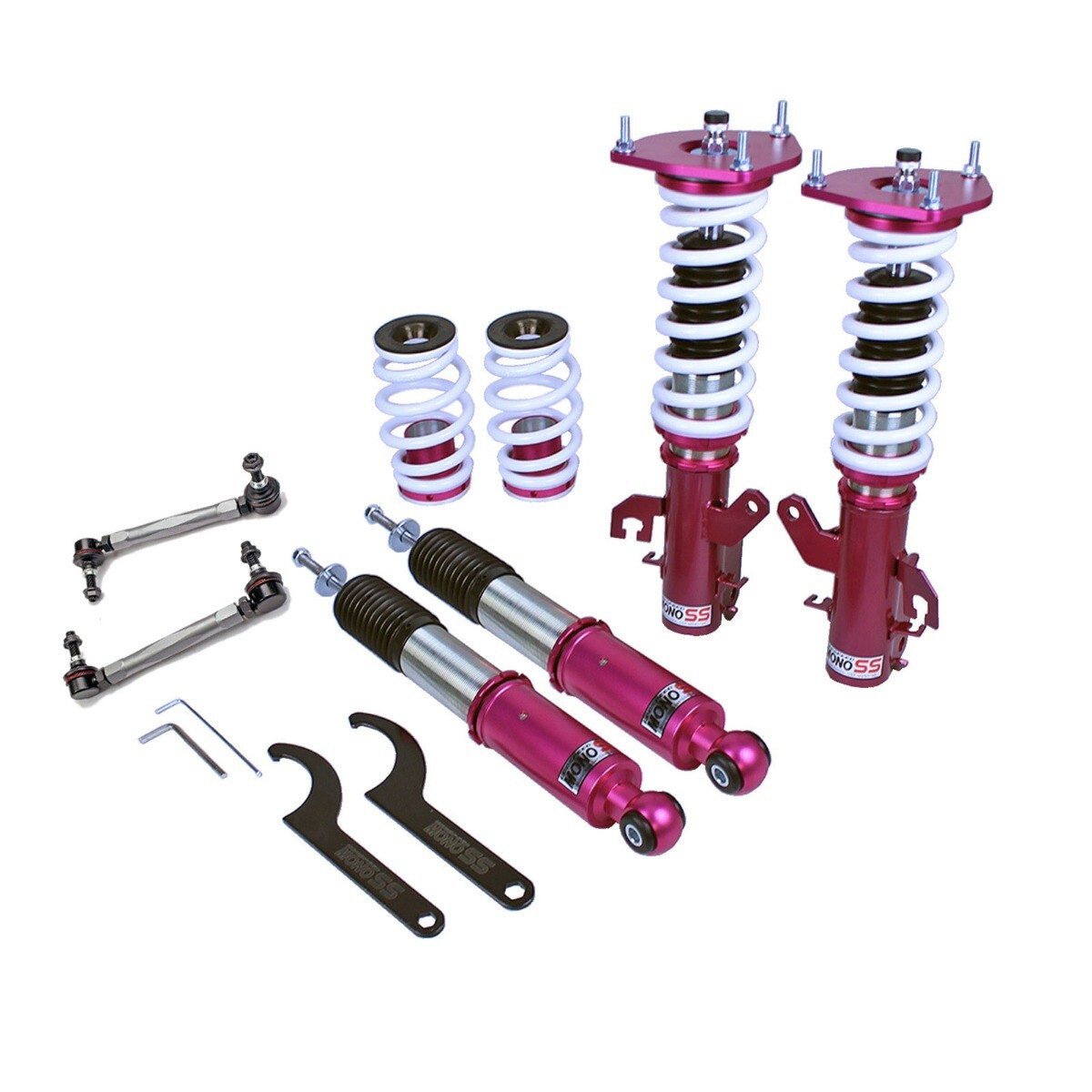 MonoSS Coilover Lowering Kit ADJUSTABLE Damping For NISSAN CUBE 09-14 ...