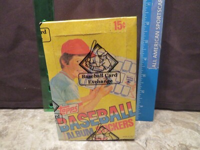 1981 TOPPS BASEBALL ALBUM STICKERS 100 PACK SEALED BBCE BOX (MINT) | eBay