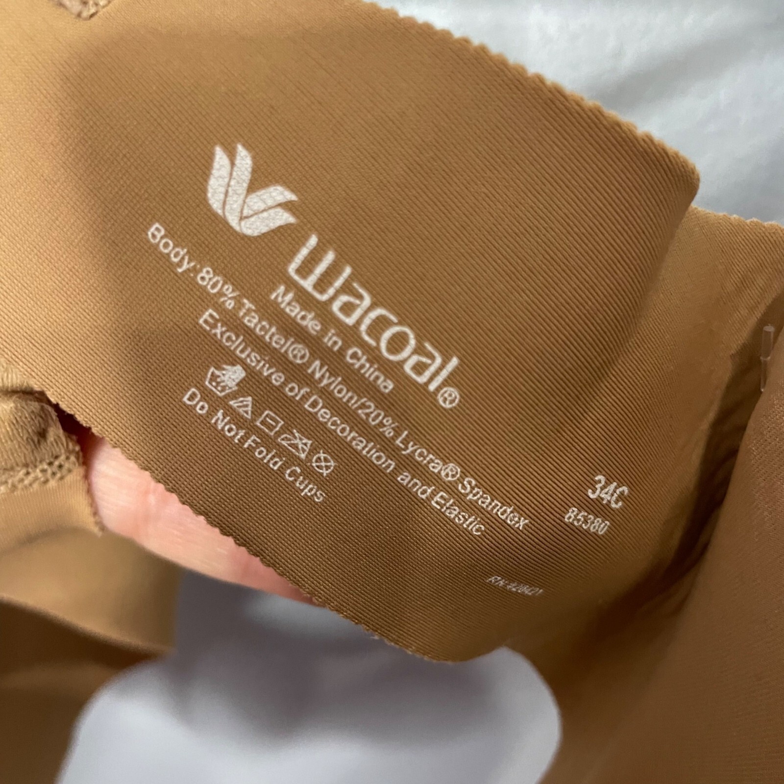 WACOAL seamless tagless stitchless bra in nude size 3… - Gem