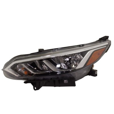 New Halogen Head Lamp Assembly Left Side Fits 2020-2021 Nissan Sentra ...