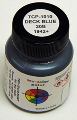 DECK BLUE 20-B TRU-COLOR AIR BRUSH PAINT US Navy Atlantic Theater WWII ...