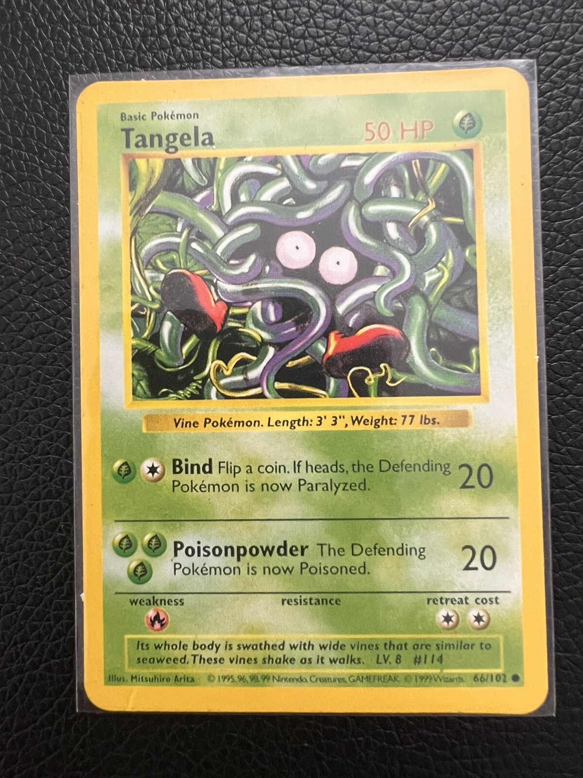 Pokémon TCG Tangela Base Set 66/102 Regular Shadowless Common | eBay