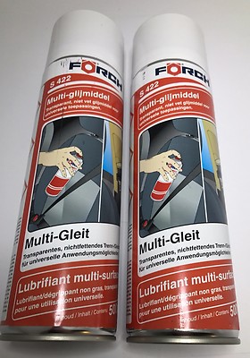 2x FÖRCH S422 KFZ - MULTIGLEIT GURTGLEITSPRAY TRENNMITTEL GLEITSPRAY PROFI-QUAL. | eBay