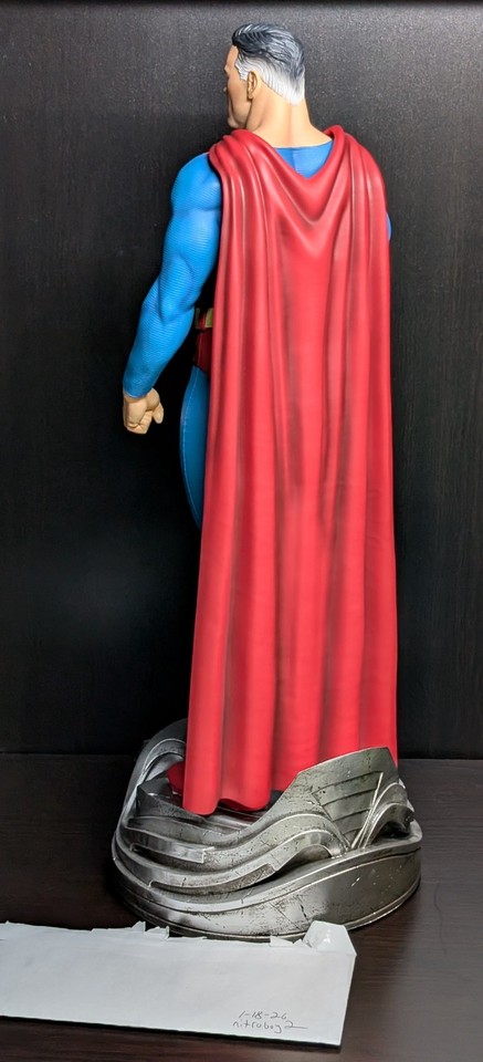 Custom 1/4 Alex Ross Superman Statue Kingdom Come DC *FREE SHIPPING* 1 ...