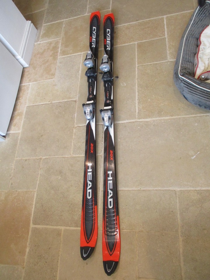 Head Cyber X20 Skis With Bindings 170cm | eBay UK