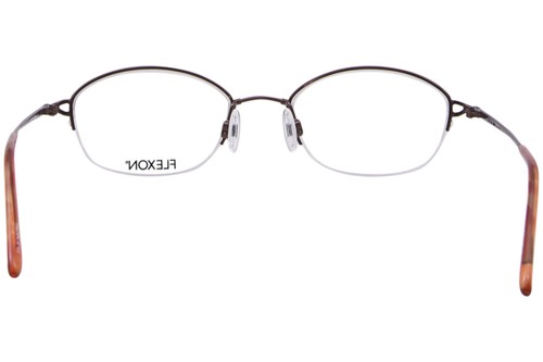 Flexon 651 249 Eyeglasses Frame Women's Coffee Semi Rim Oval Shape 47mm ...