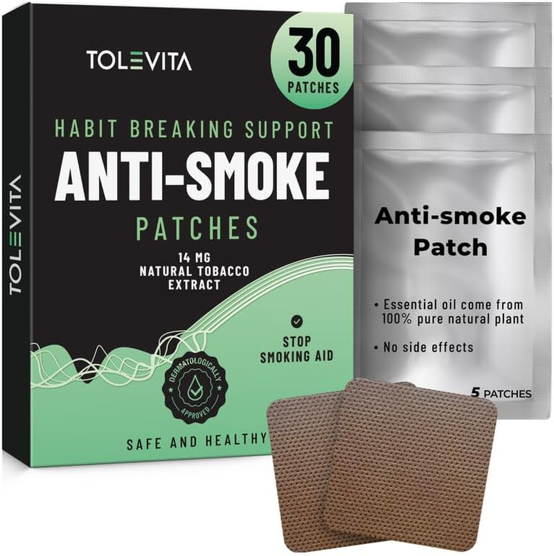Anti-Smoke Herbal Patches 14 Mg | Quit Smoking Patches to Help Reduce ...