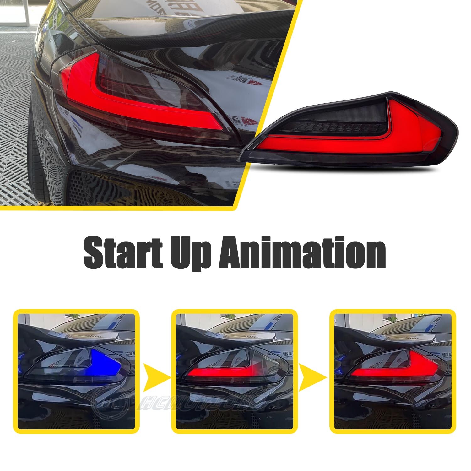 HCmotion LED Tail Lights For BMW Z4 E89 2009–2016 Animation Rear Lamp ...