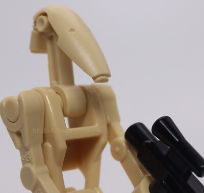 Lego Star Wars Tan Battle Droid Minifig with Straight Arm Blaster | eBay