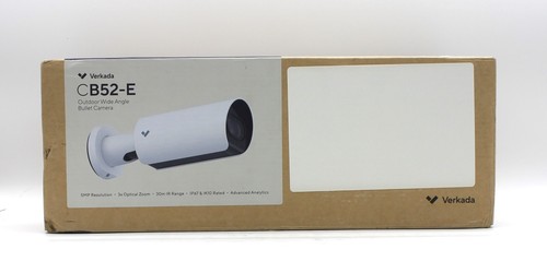 Verkada CB52-E Outdoor 5MP Wide Angle Bullet Camera, Sealed | eBay