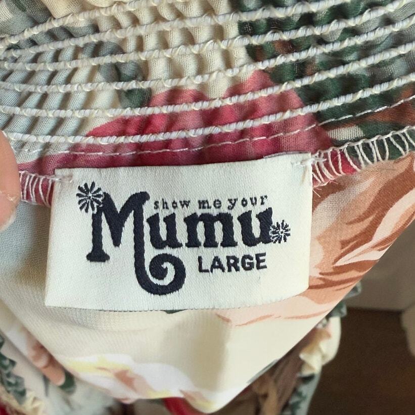 Show Me Your Mumu Lady Rose Hacienda Maxi Dress Size Large Wedding ...