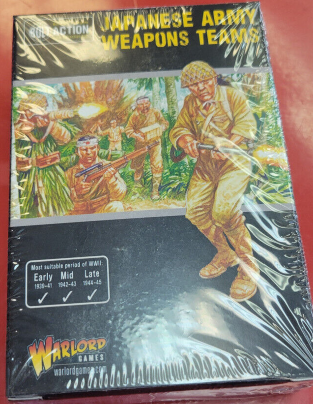 Japanese Army Weapons Teams Bolt Action WWII Warlord Games New! | eBay