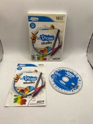 U Draw Studio Nintendo Wii 2010 CIB Complete Game only No Tablet | eBay