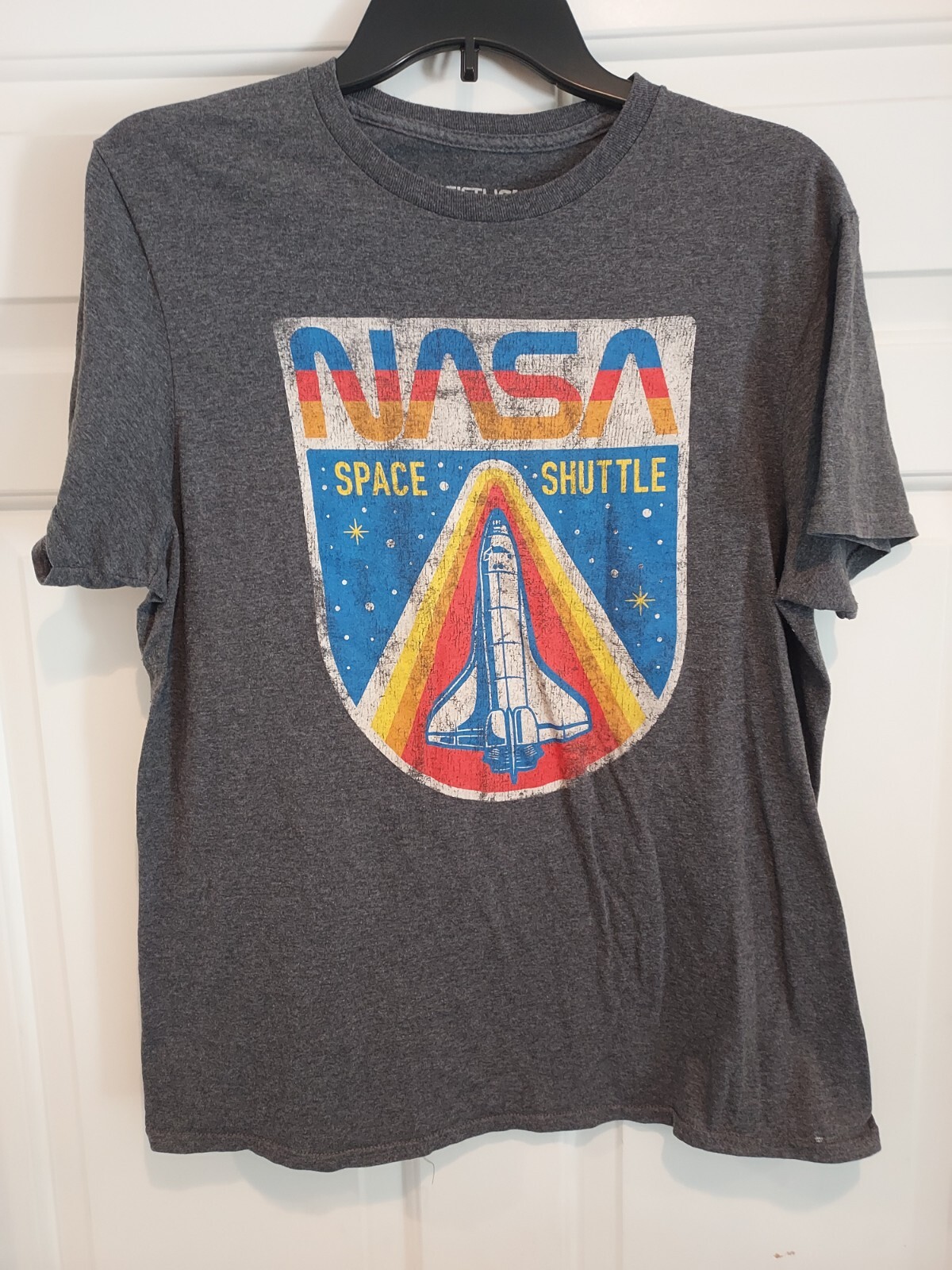 NASA Space Shuttle Logo Graphic T-shirt Men's Medium … - Gem