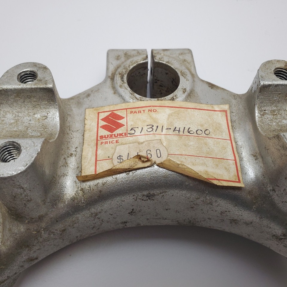 1976 77 Suzuki RM100 Clamp Top Triple Tree 51311-41600 | eBay