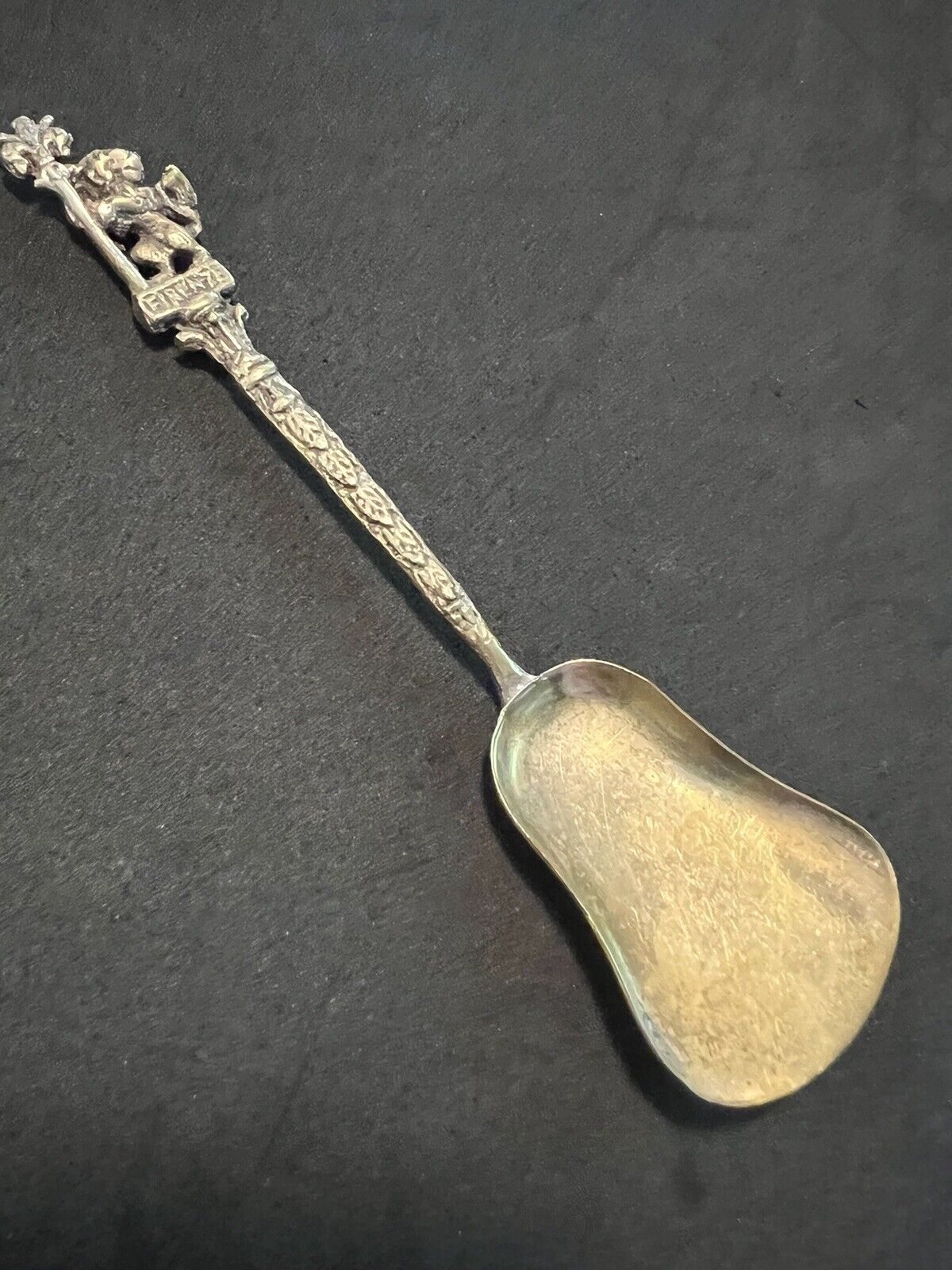 Antique Brass Sugar Spoon Firenze (Florence) Italy | eBay