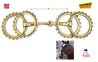 EggButt Snaffle Bit Curved MP with Single Jointed Lozenge Horse Bits) 6 ...
