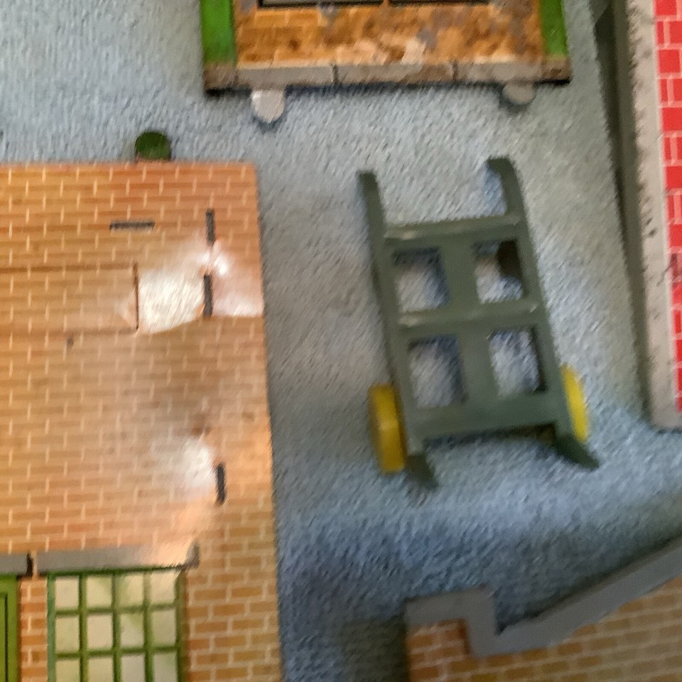 Marx Freight Terminal Tin Litho Train Station Toy Building Vintage ...