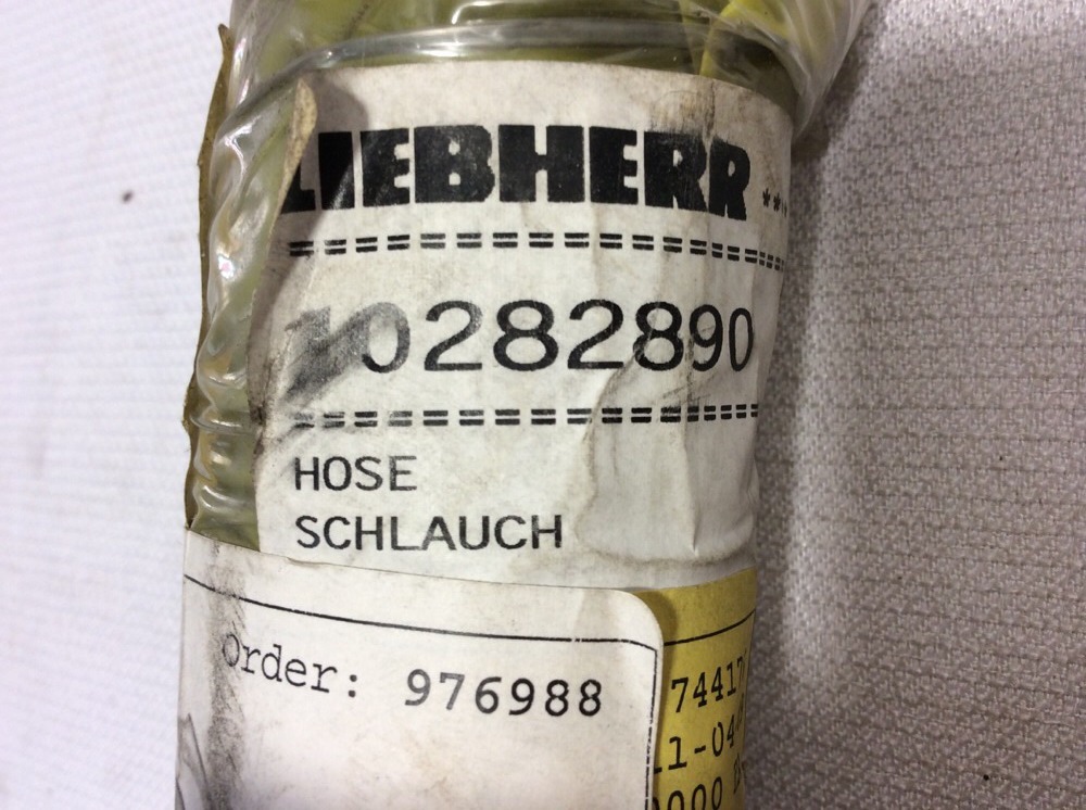LIEBHERR HYDRAULIC HOSE ORIGINAL PART NO: 10282890 | eBay