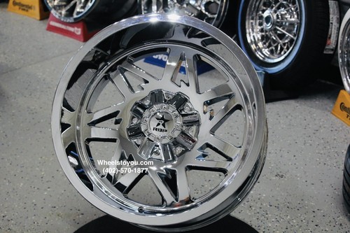 24x14" Chrome Wheels Set (4) 6x135mm Bolt pattern Ford F150 Expedition ...
