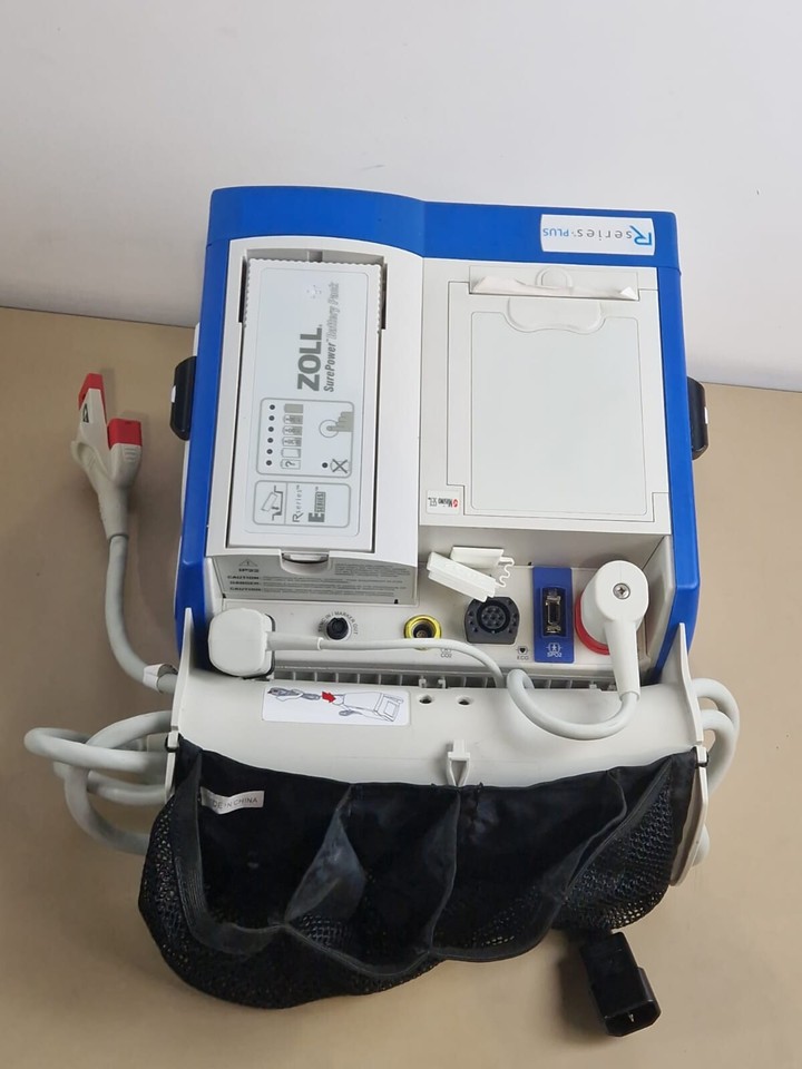Zoll R Series monitor with printer + 3 Lead ECG + CO2 + SpO2 + OneStep ...
