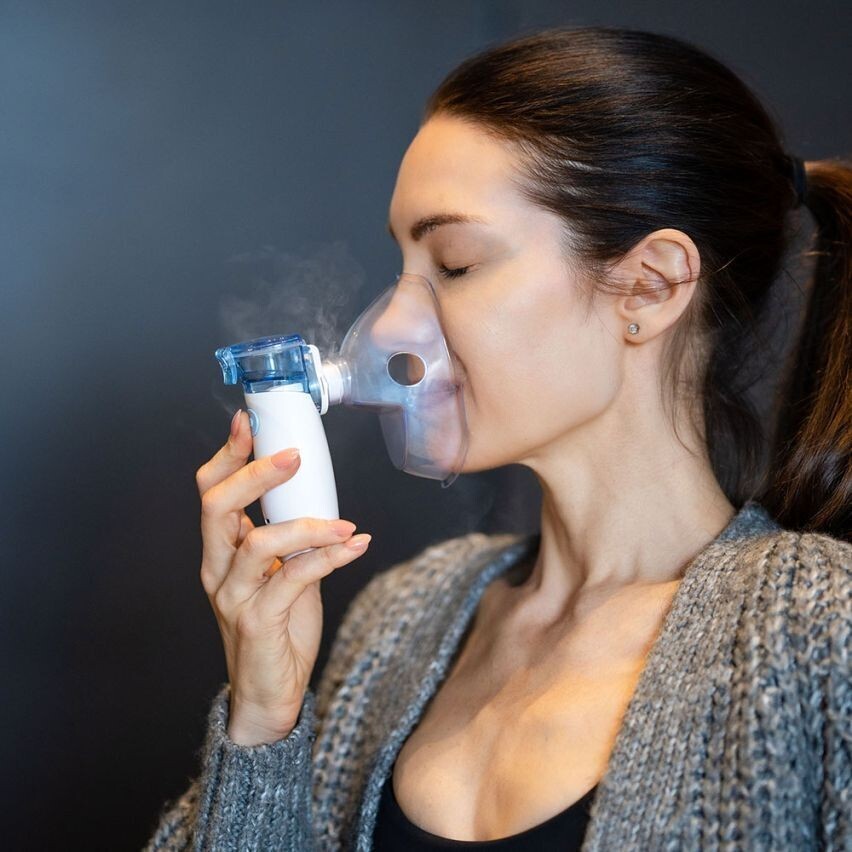 Caremax Mesh Ultrasonic Handheld Inhaler Diffuser Asthma Battery ...