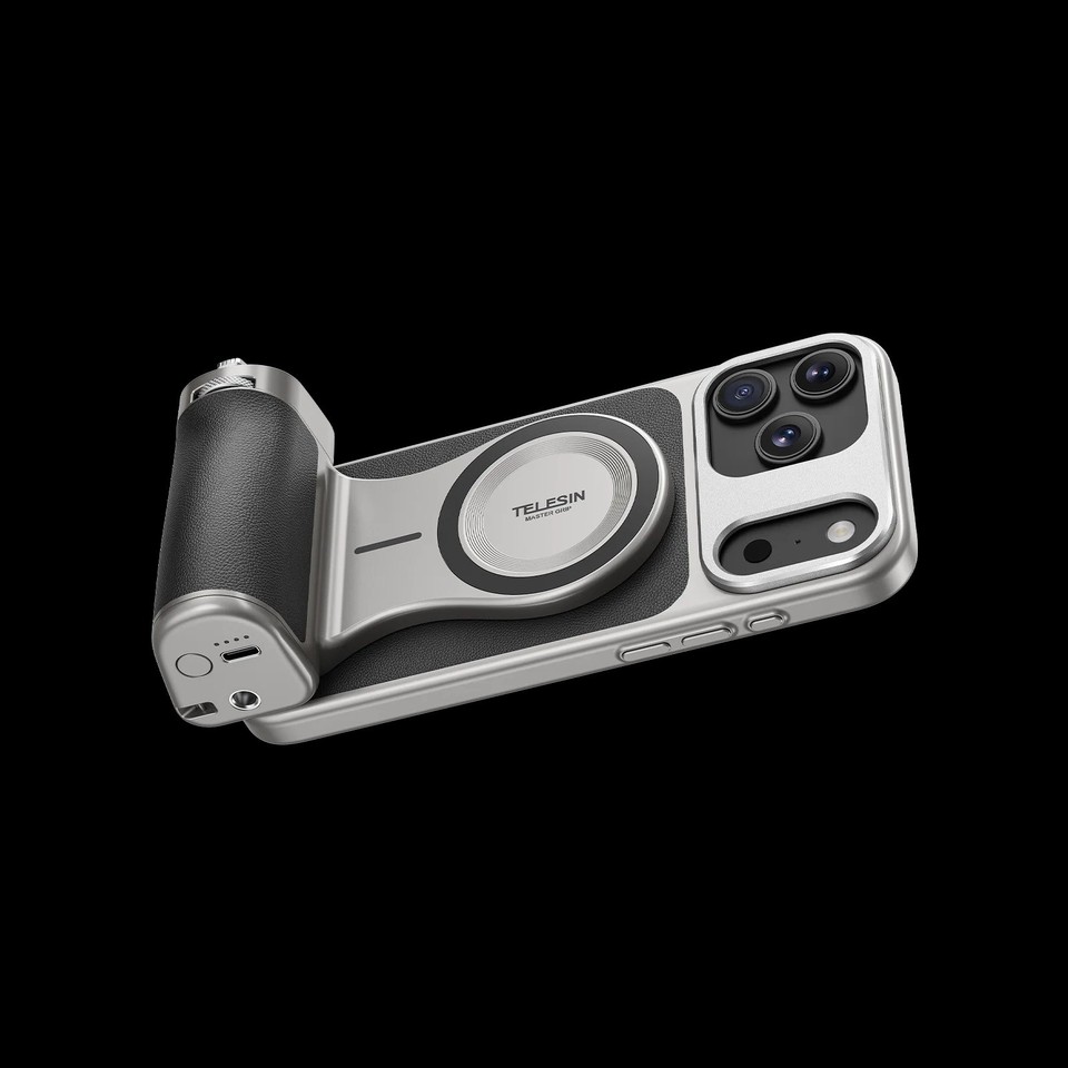 TELESIN Master Grip Kit for iPhone 17 Pro Max Magnetic Phone Camera ...