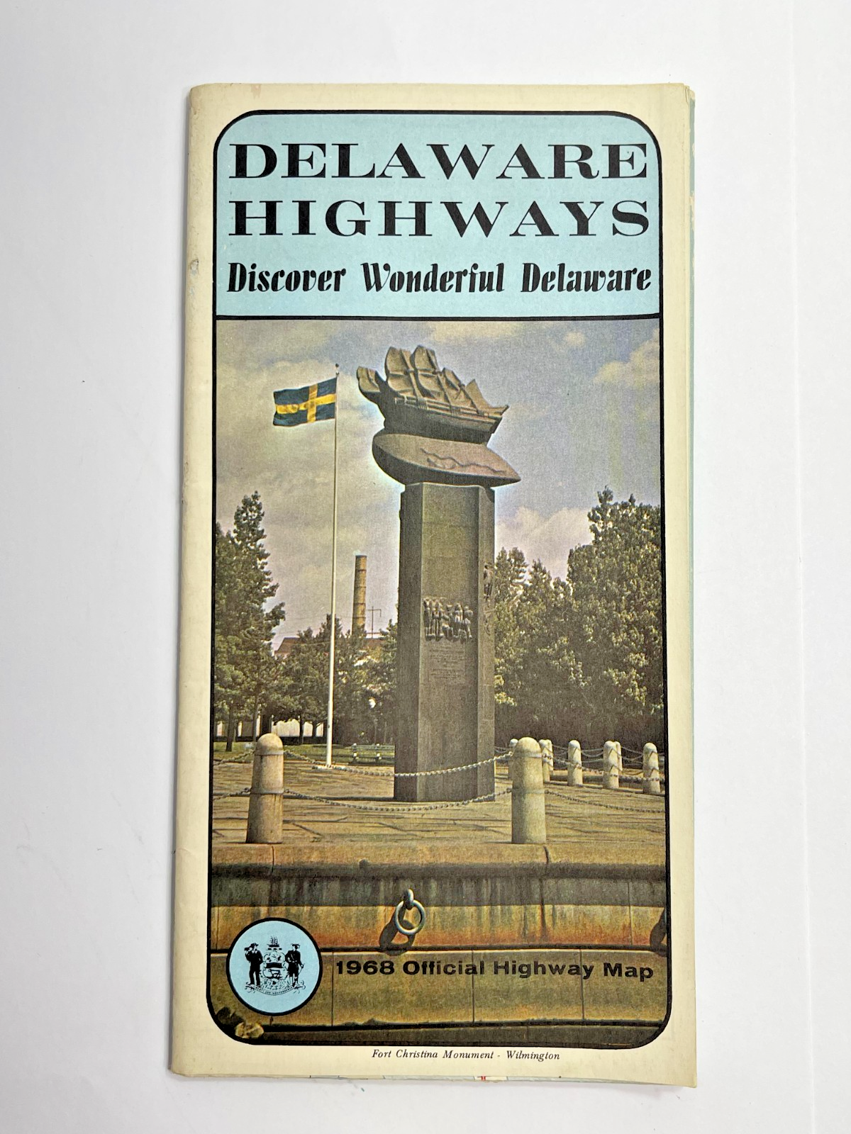 Vintage State of Delaware Highways Road Map 1968 Paper Guide | eBay