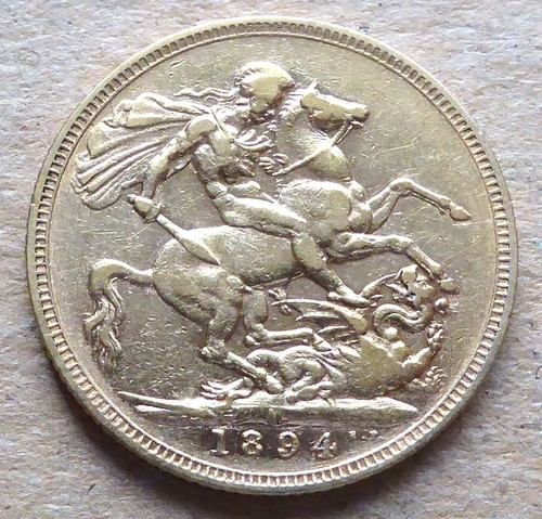 1894 Full Gold Sovereign. Queen Victoria. 793g. | eBay UK