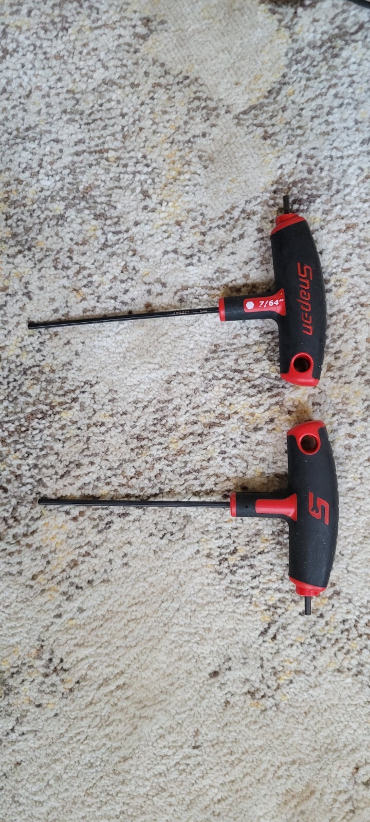 Snap-on Tools 7/64" SAE Soft Grip T-Shaped Handle Hex Wrench AWSG07 | eBay