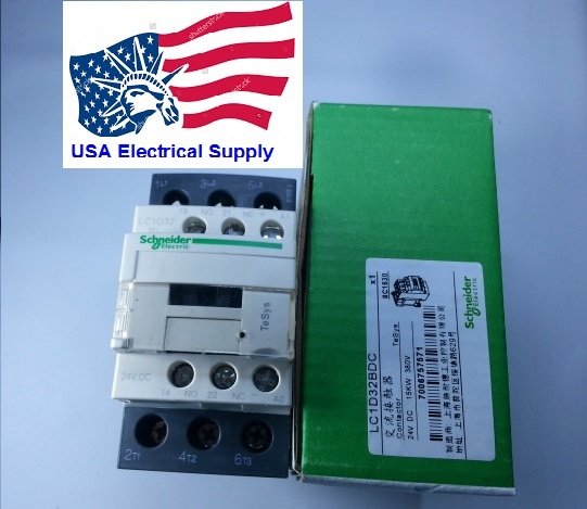 LC1D32BDC Schneider Contactor With Coil 24VDC 32Amp. 50/60Hz | eBay