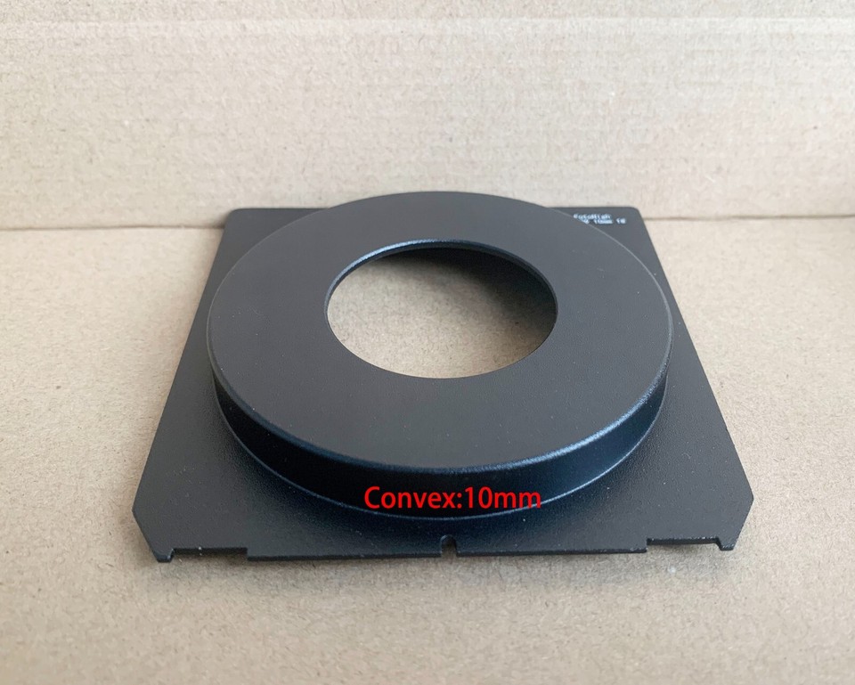 10mm Convex Lens Board 96x99mm Copal #1 #3 for Linhof Technika Ebony ...