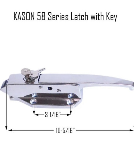 New Kason 58 Series Safeguard Latch Only +Keys Free Shipping ...