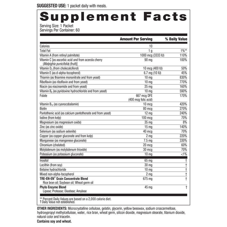 NeoLife Formula IV Plus 120 Caps – Whole Food Vitamins, Tre-en-en ...